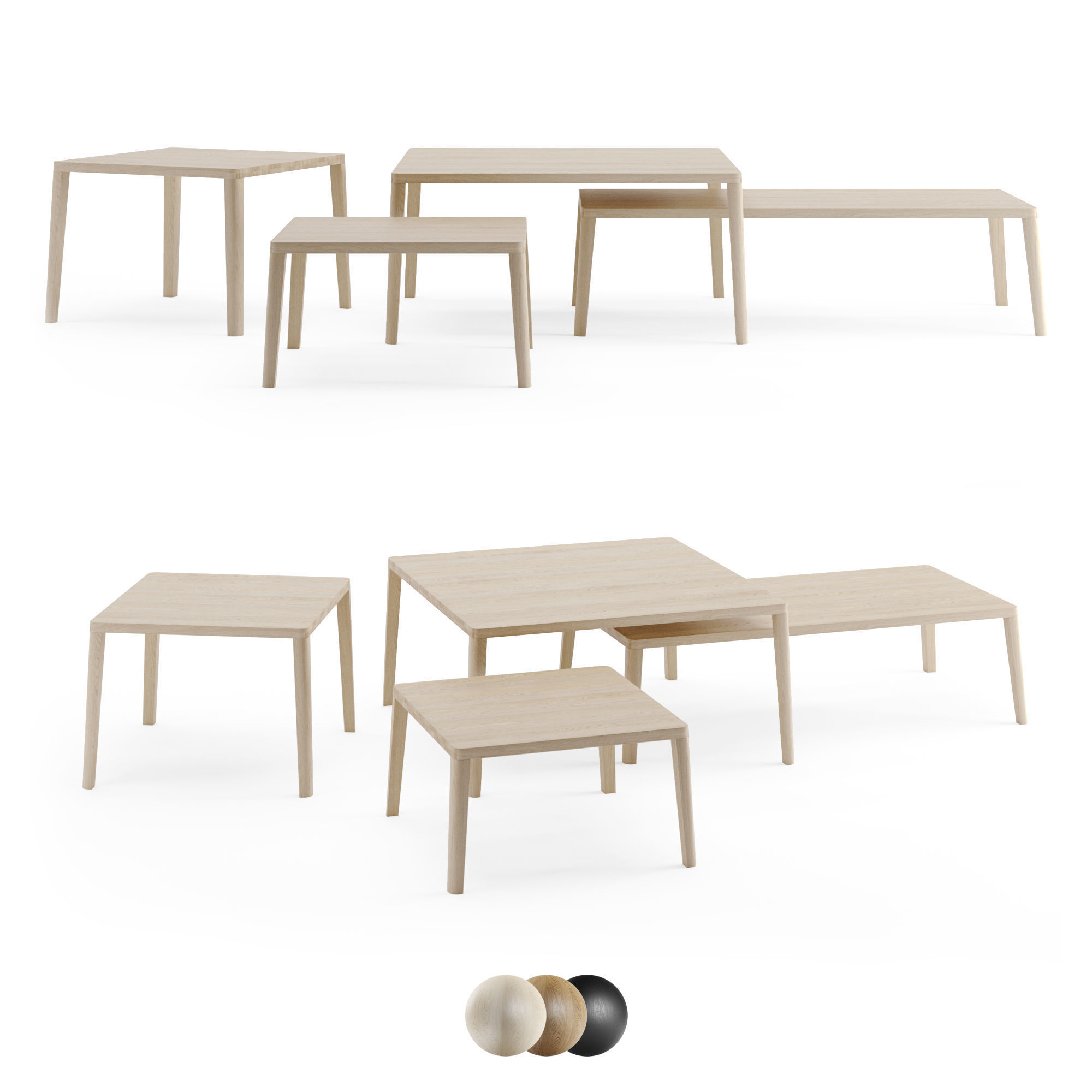 Bolia Coffee Table Graceful 3D model | CGTrader