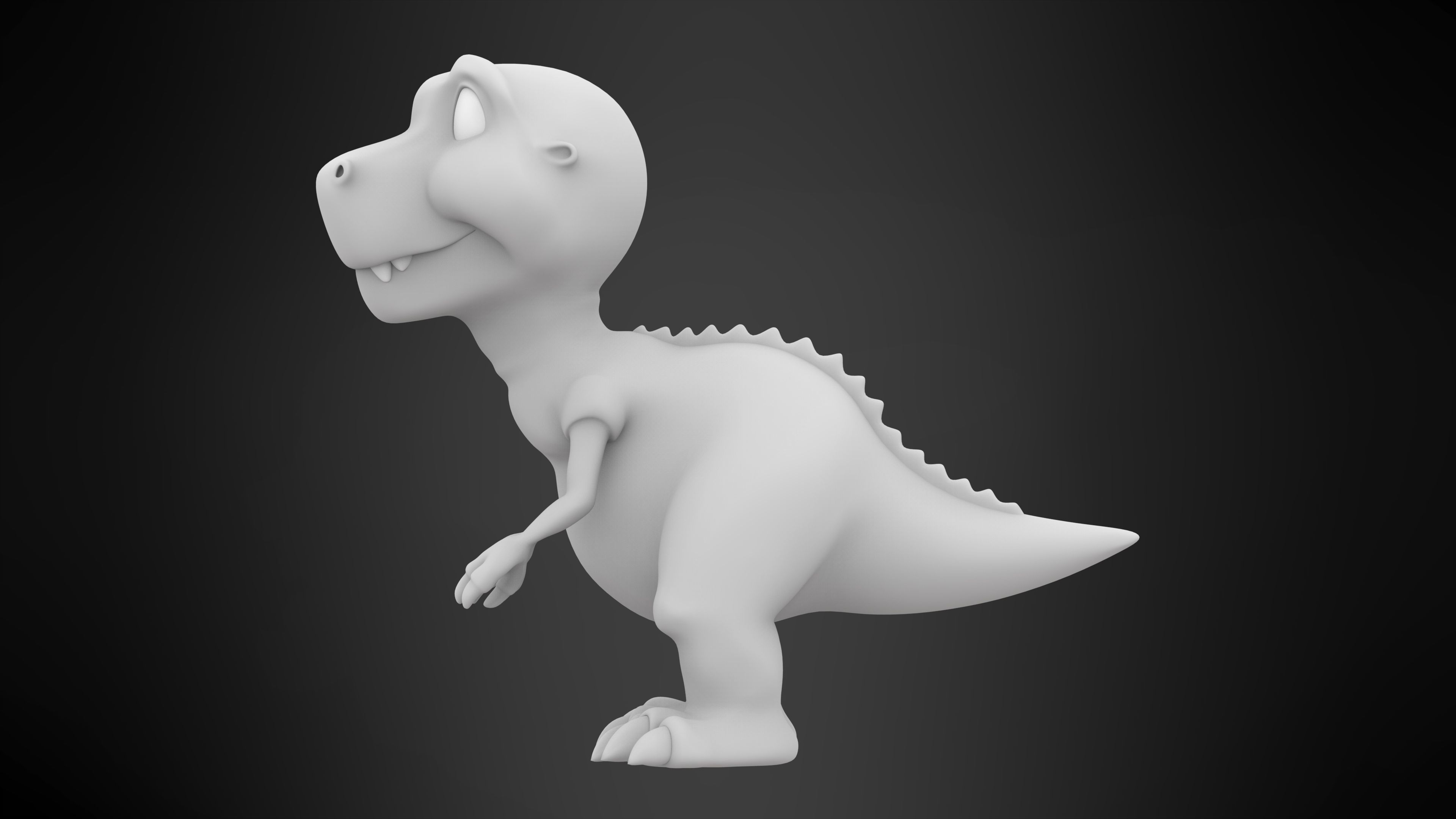 Sharptooth Cub 3D model | CGTrader