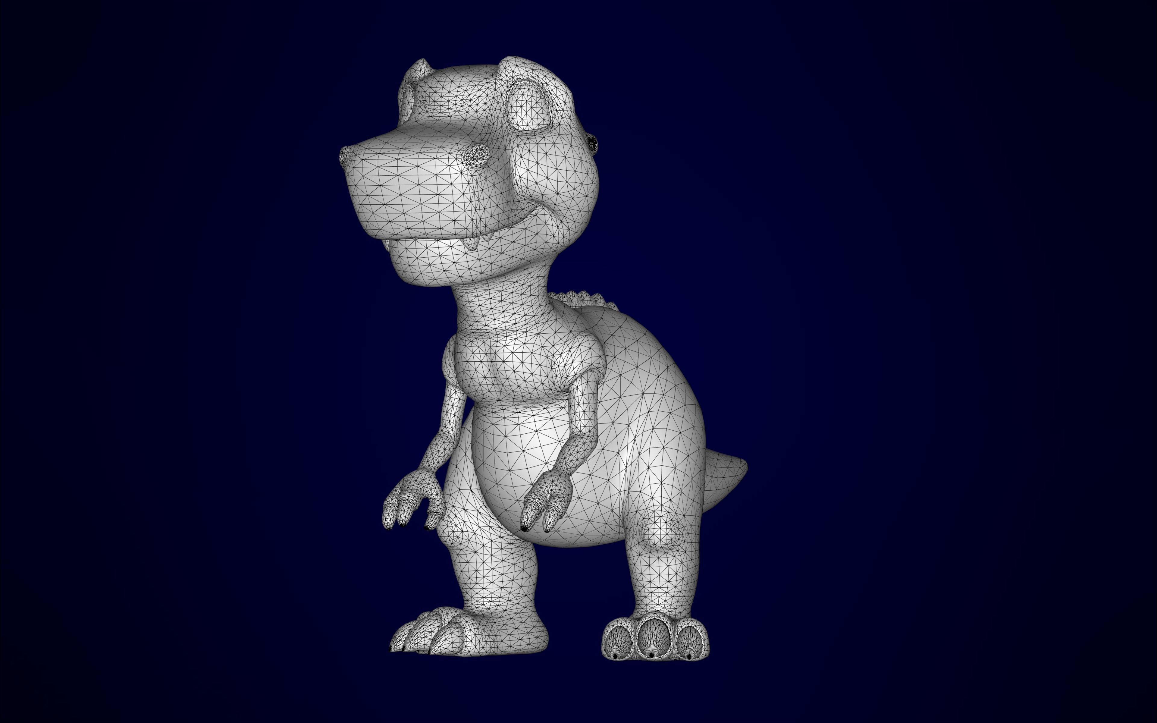 Sharptooth Cub 3D model | CGTrader
