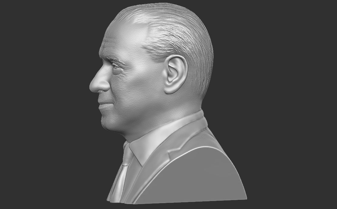 Silvio Berlusconi bust for 3D printing 3D model 3D printable | CGTrader