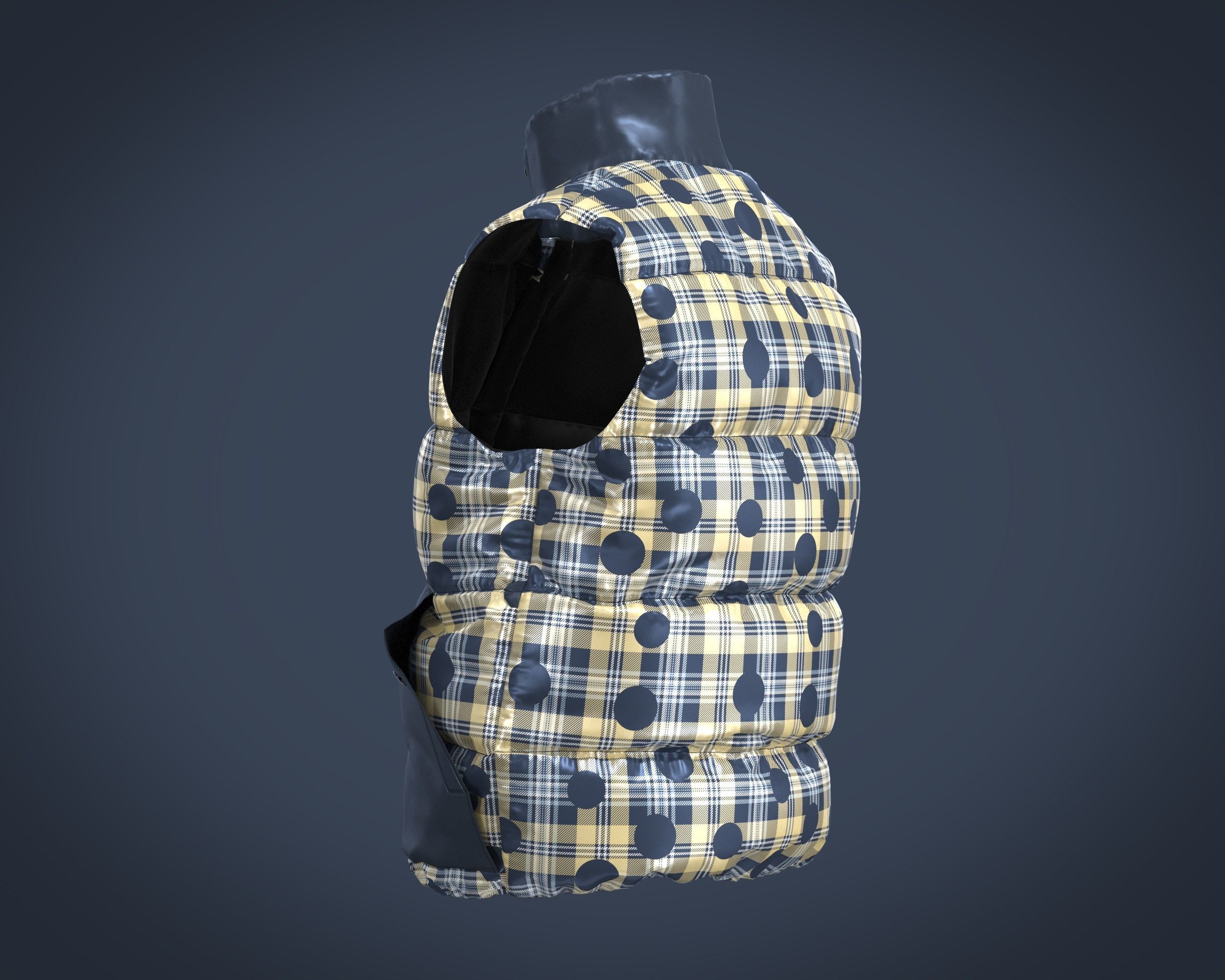 Mens Vest 3D model | CGTrader