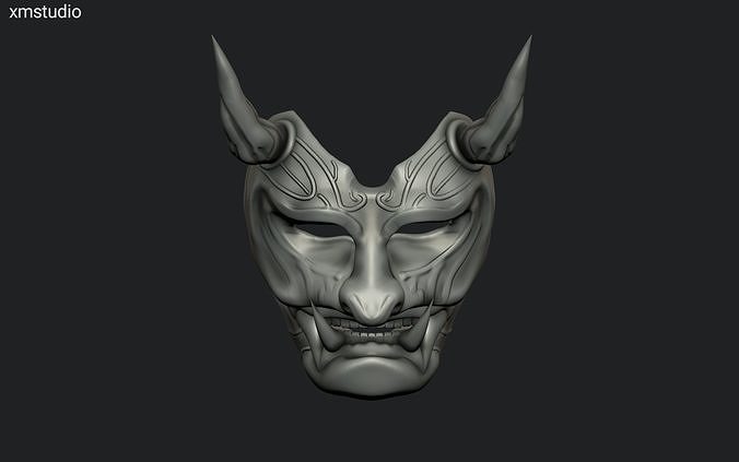 3D model Oni mask Japan models VR / AR / low-poly | CGTrader