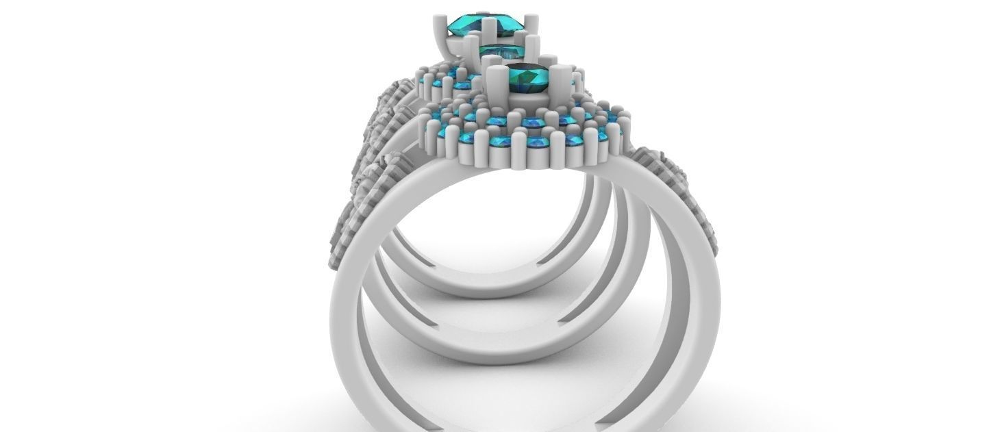 Graduate Class Ring - Civil Engineering - Engenharia Civil 3D model 3D ...