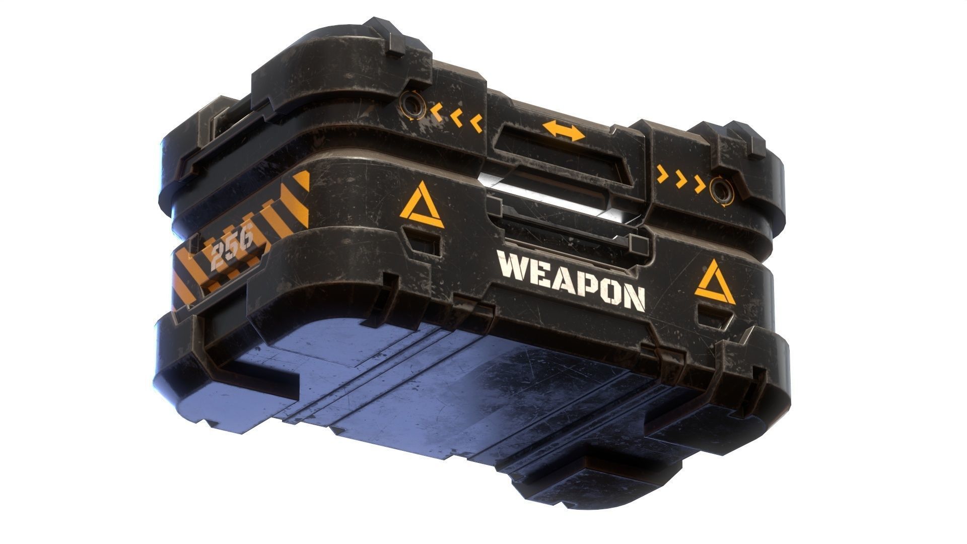 3D model Weapon Box VR / AR / low-poly | CGTrader