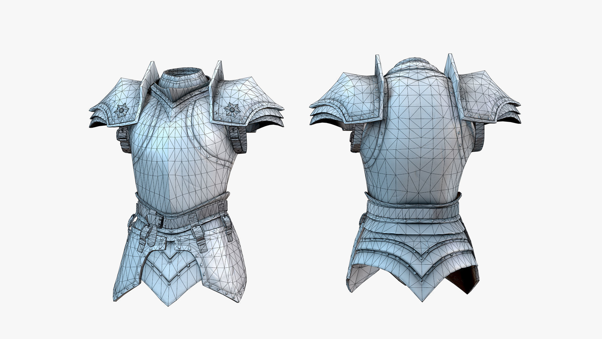 3D model Medieval Armor VR / AR / low-poly | CGTrader