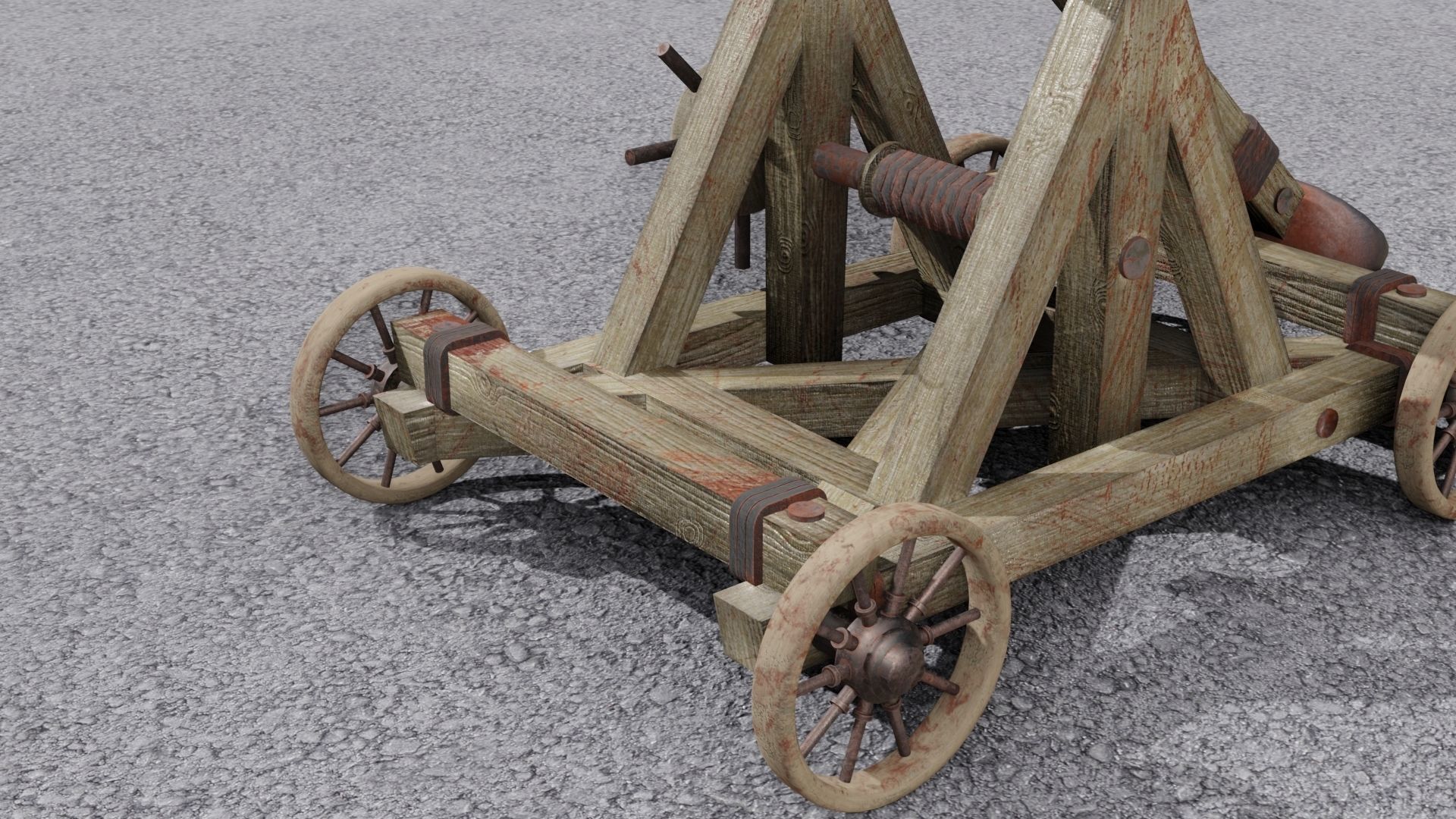3D model Catapult 3D model VR / AR / low-poly | CGTrader