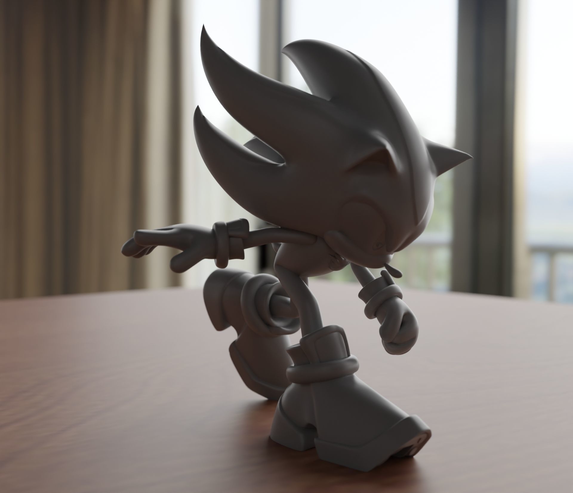 Shadow the Hedgehog 3D model 3D printable | CGTrader
