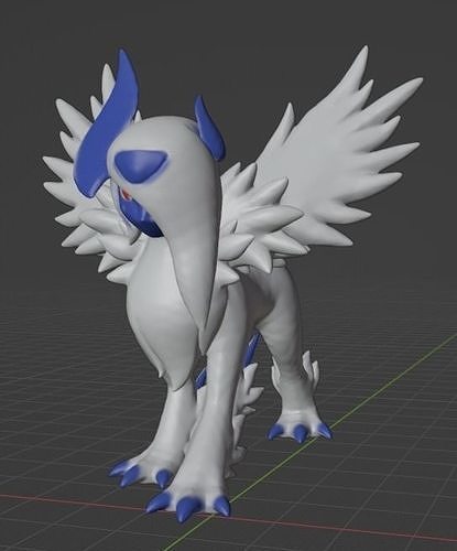 Mega Absol 3D model 3D printable | CGTrader