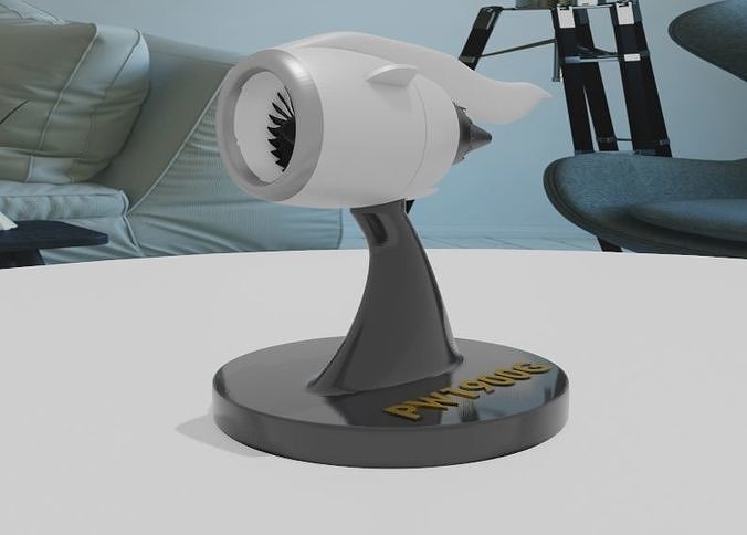 PW1900G Engine Mockup 3D model 3D printable | CGTrader