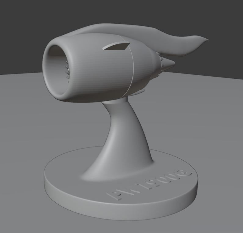 PW1900G Engine Mockup 3D model 3D printable | CGTrader