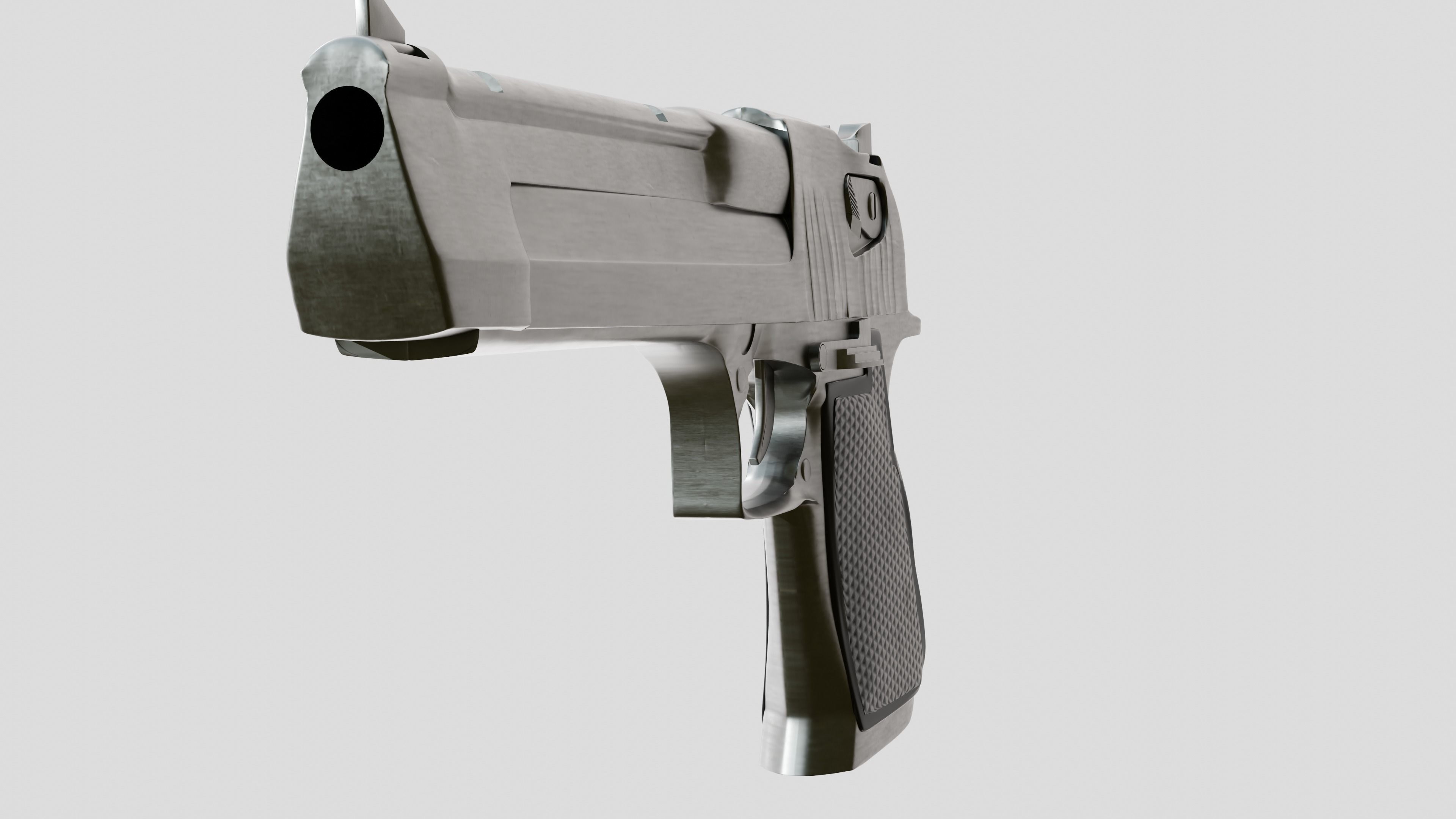 50 Cal Desert Eagle Free 3D Gun Model free 3D model rigged | CGTrader