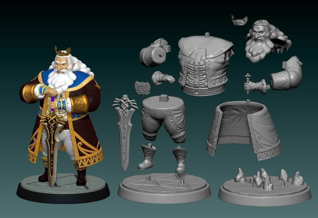 King Rhoam 3D Printable figure 3D model 3D printable | CGTrader