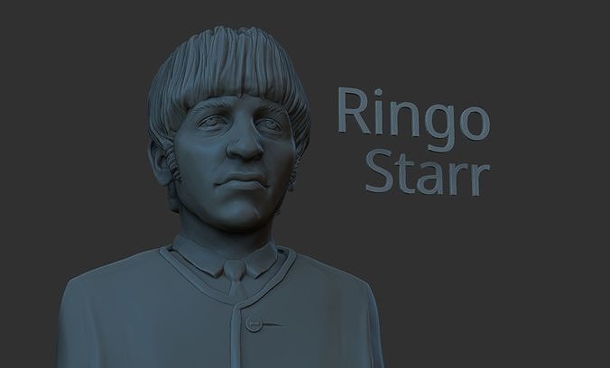 Ringo Starr 3D model 3D printable | CGTrader