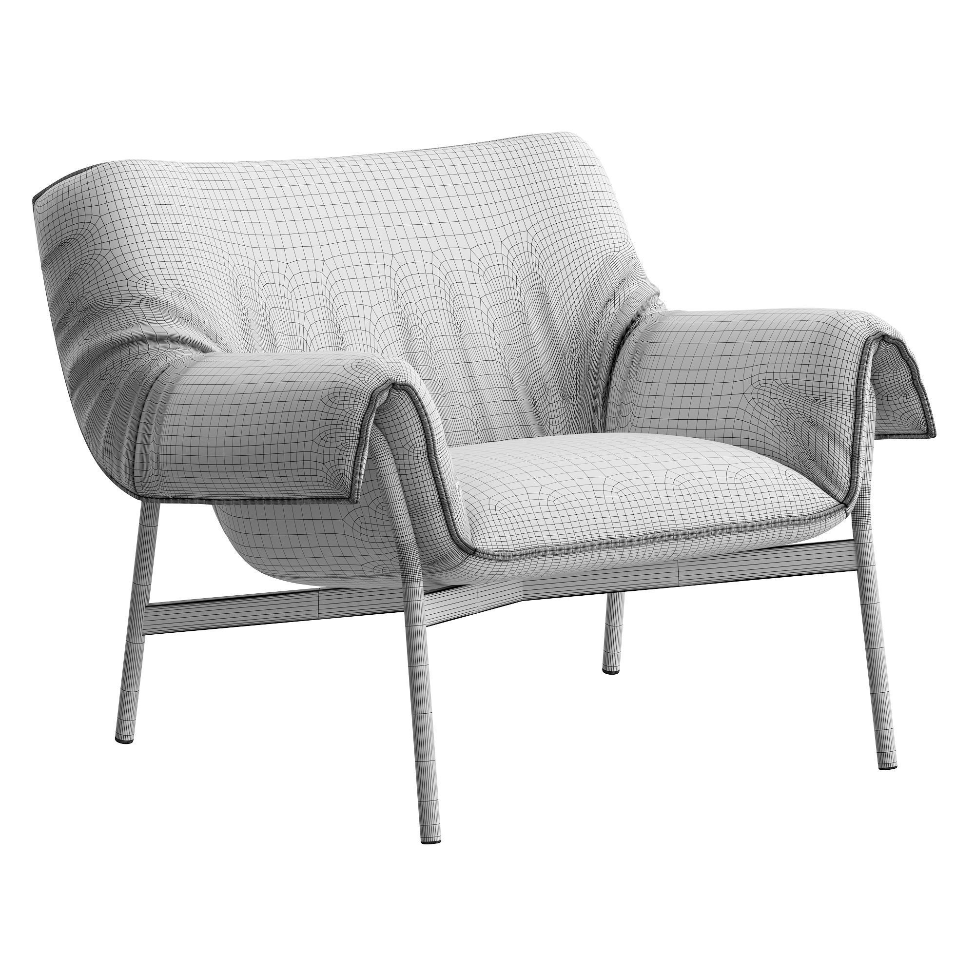 WRAP LOUNGE CHAIR 3D model | CGTrader