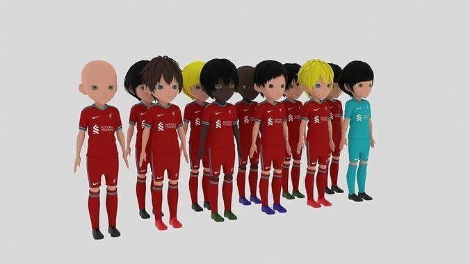 3D model Liverpool Soccer - Football Team VR / AR / low-poly | CGTrader