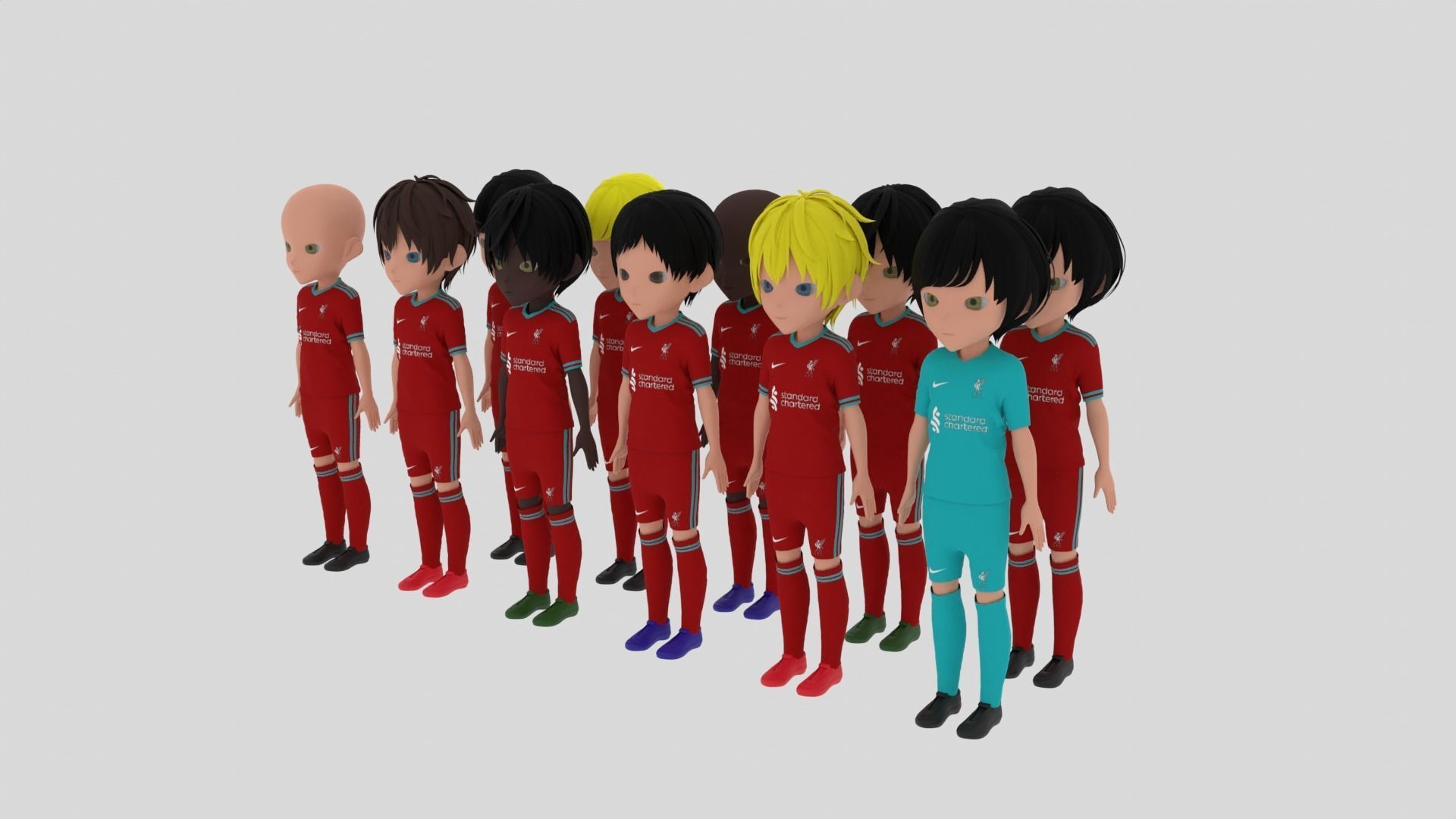 3D model Liverpool Soccer - Football Team VR / AR / low-poly | CGTrader