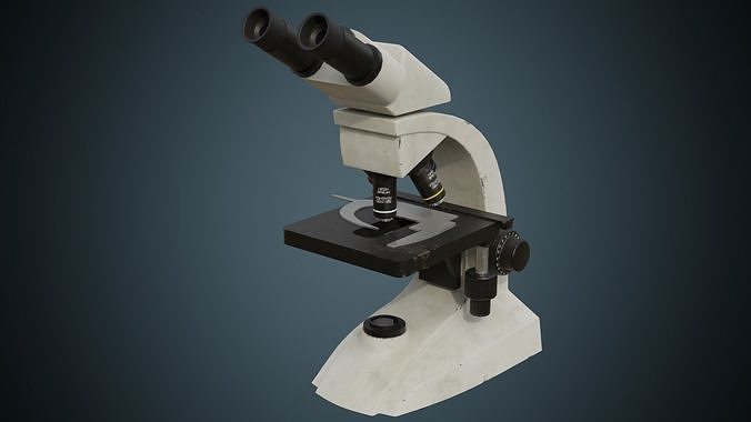 3D model Microscope 2B VR / AR / low-poly | CGTrader