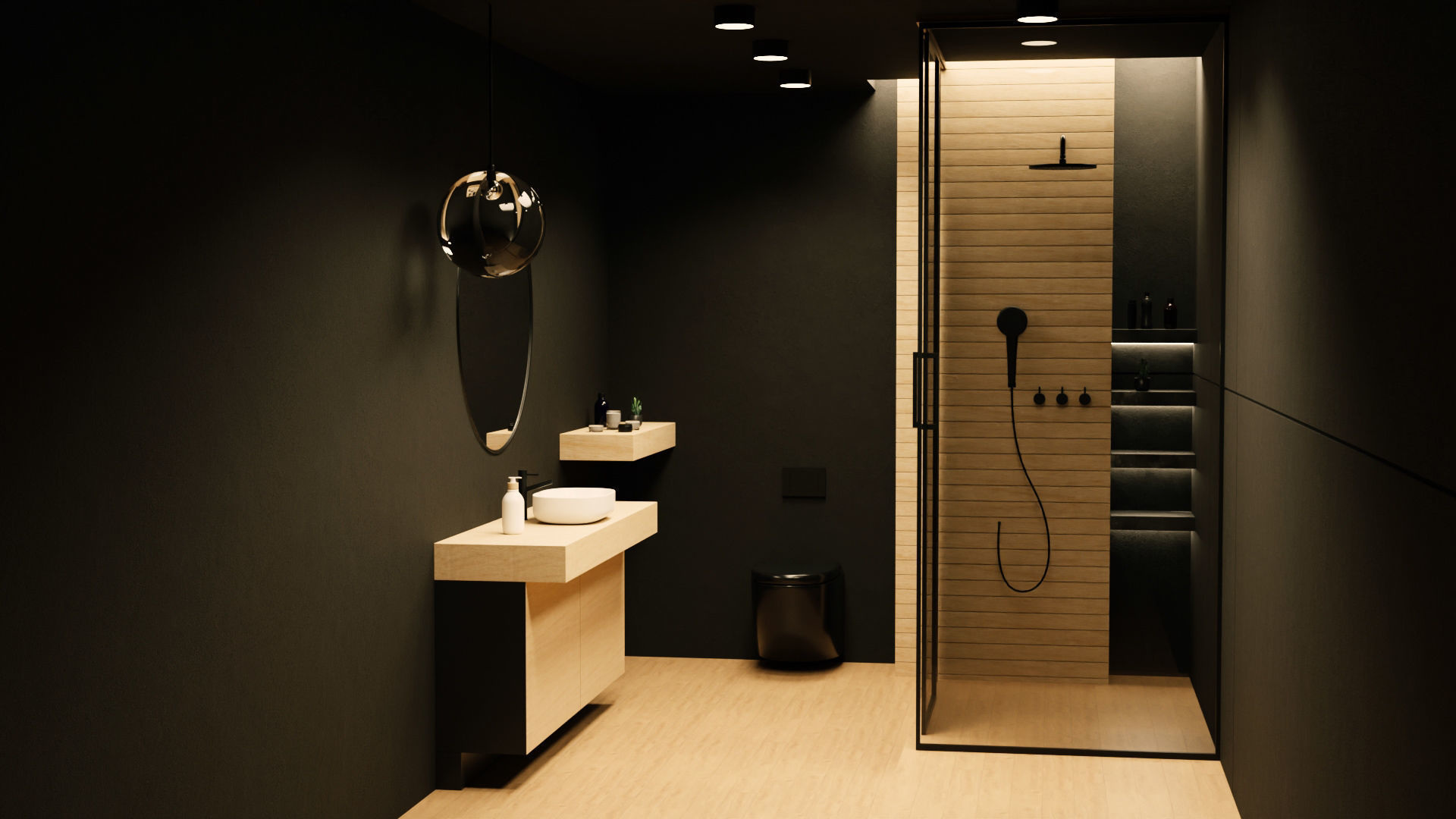 Modern Bathroom Interior 3d Model by Nikdox 3D model | CGTrader