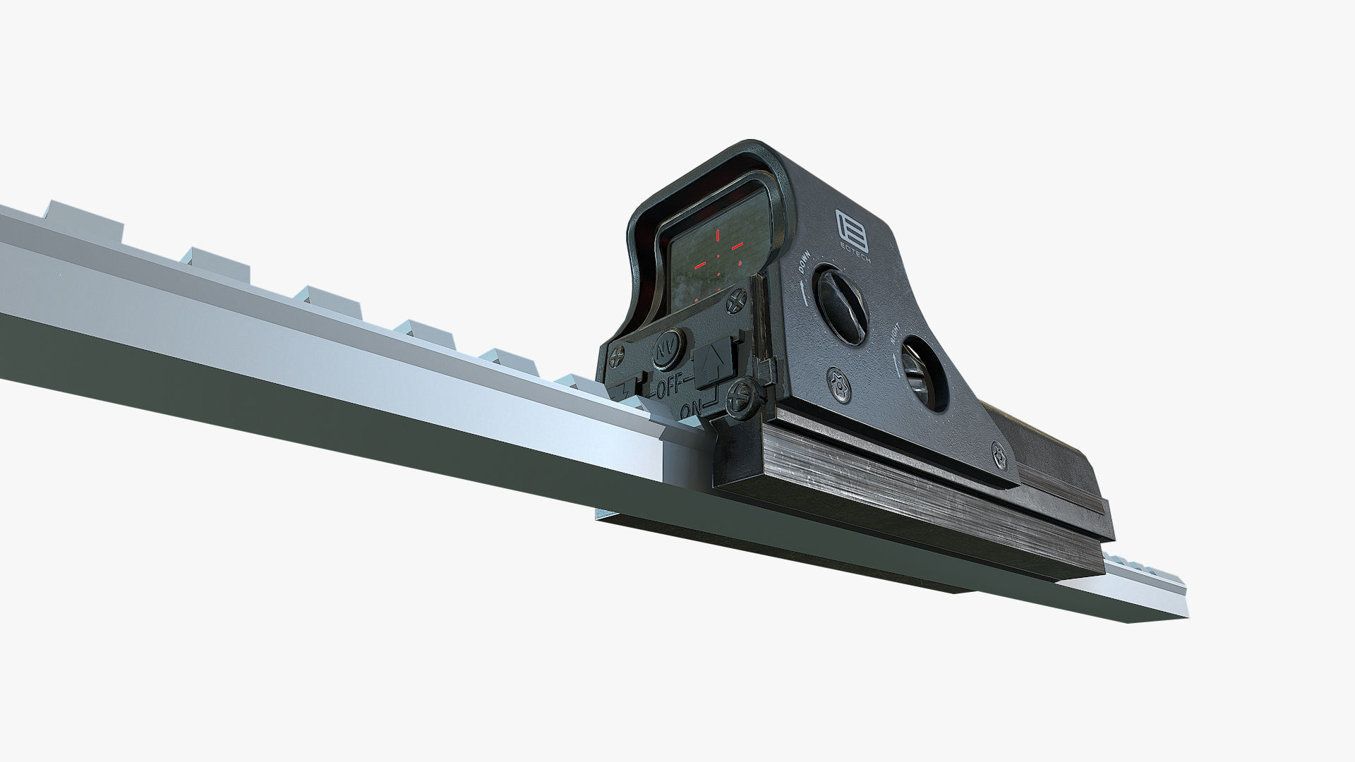 3D model Holographic Weapon Sight EOTECH VR / AR / low-poly | CGTrader