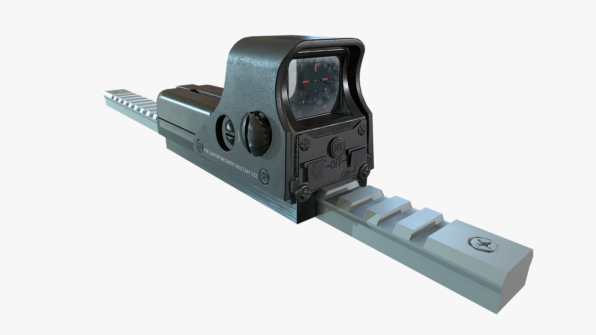 3D model Holographic Weapon Sight EOTECH VR / AR / low-poly | CGTrader