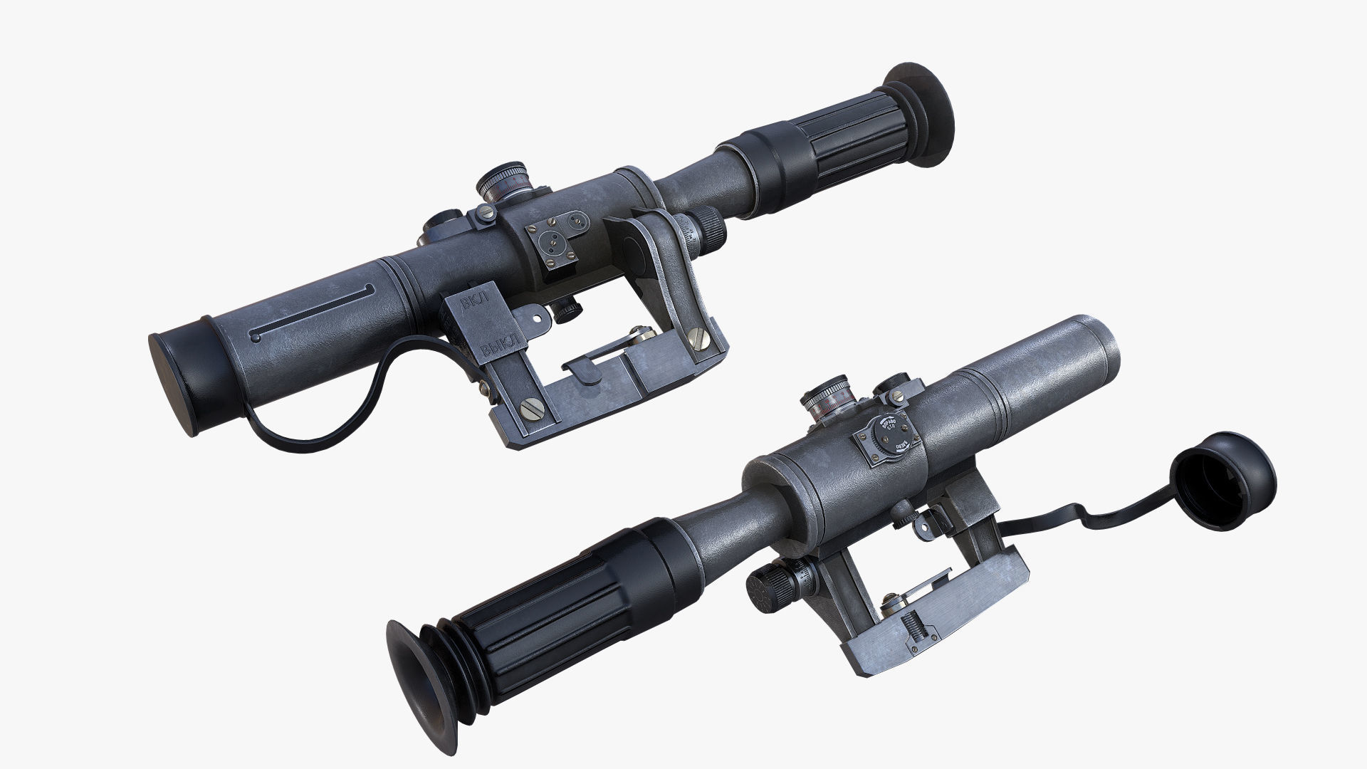 3D model Optical Scope SVD VR / AR / low-poly | CGTrader