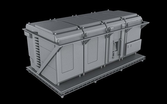 Sci-Fi Generator 3D model | CGTrader