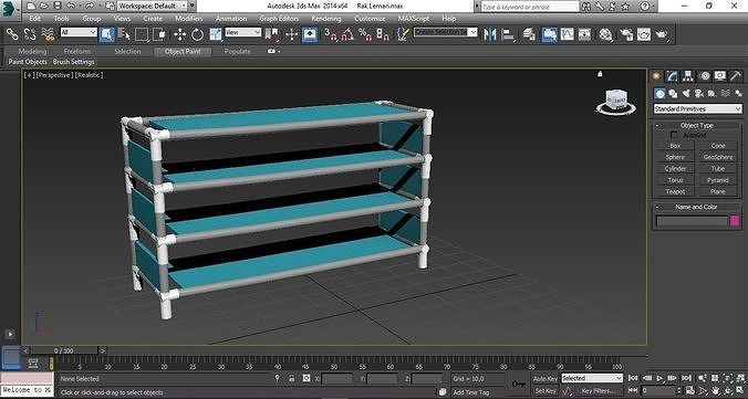 shoe rack 3D model 3D printable | CGTrader