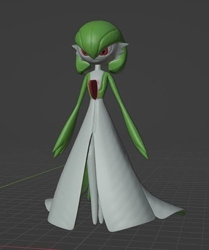 Gardevoir 3D model 3D printable | CGTrader