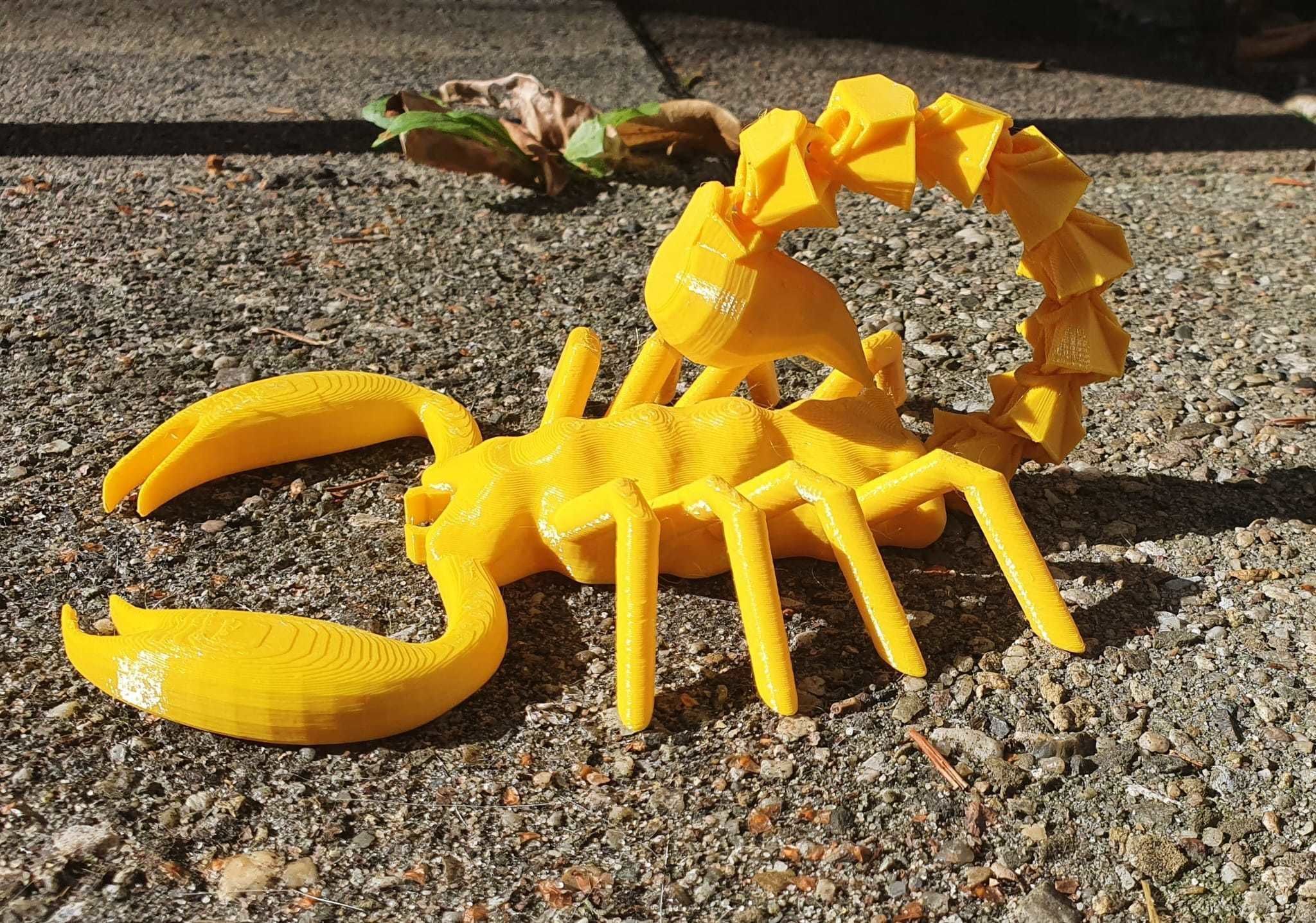 Articulated Scorpion 3D model 3D printable | CGTrader