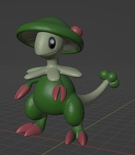 Breloom 3D model 3D printable | CGTrader