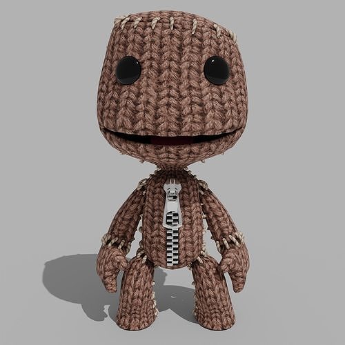 3D model Sackboy Character Rigged VR / AR / low-poly | CGTrader