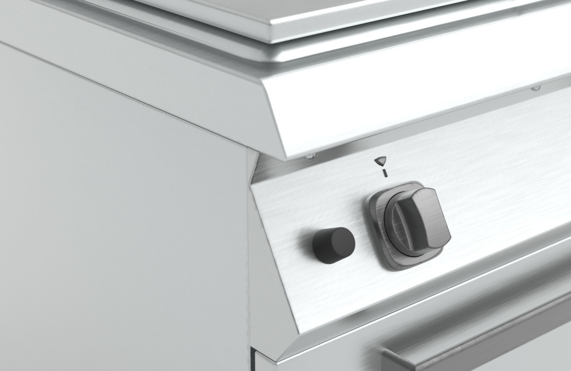 Commercial Gas Solid Top 3D model | CGTrader