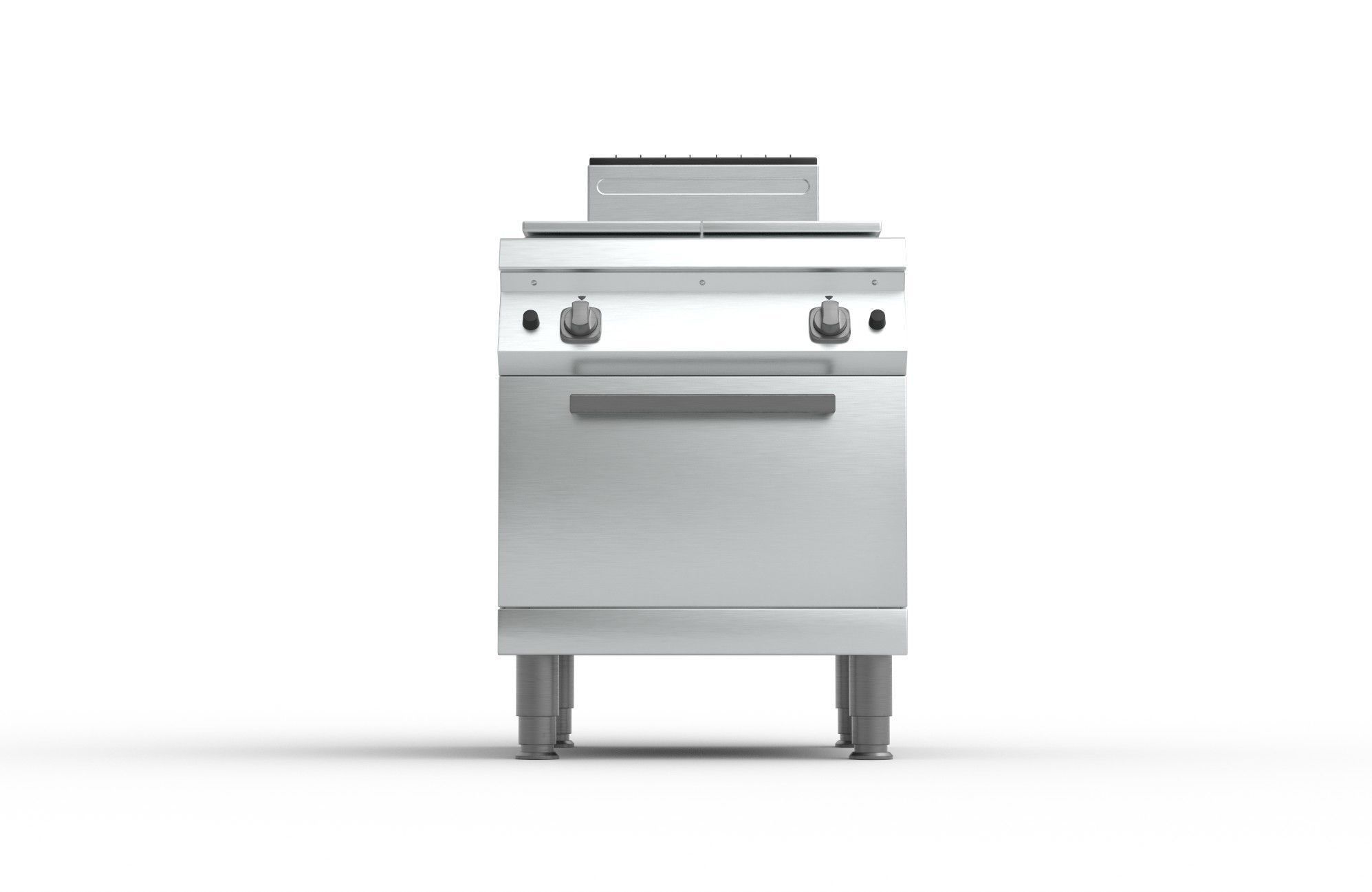Commercial Gas Solid Top 3D model | CGTrader