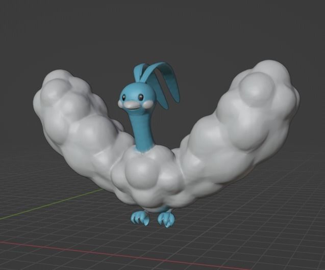 Altaria 3D model 3D printable | CGTrader