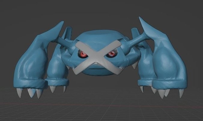 Metagross 3D model 3D printable | CGTrader