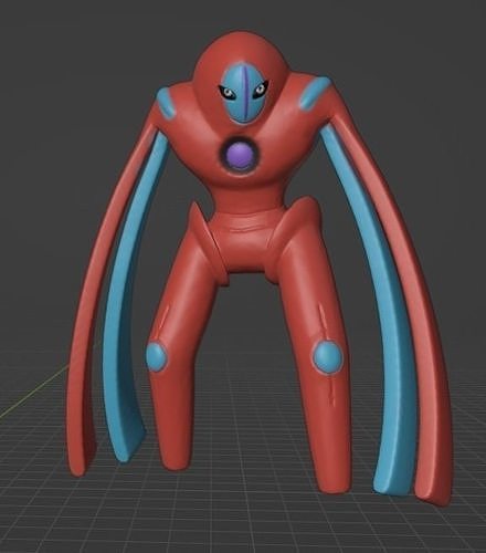 Deoxys Defense Forme 3D model 3D printable | CGTrader