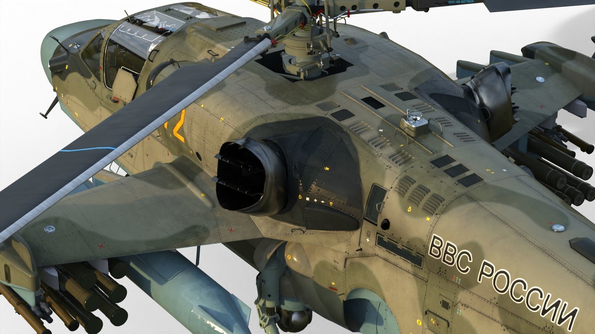 Ka-52 Attack helicopter 3D model | CGTrader