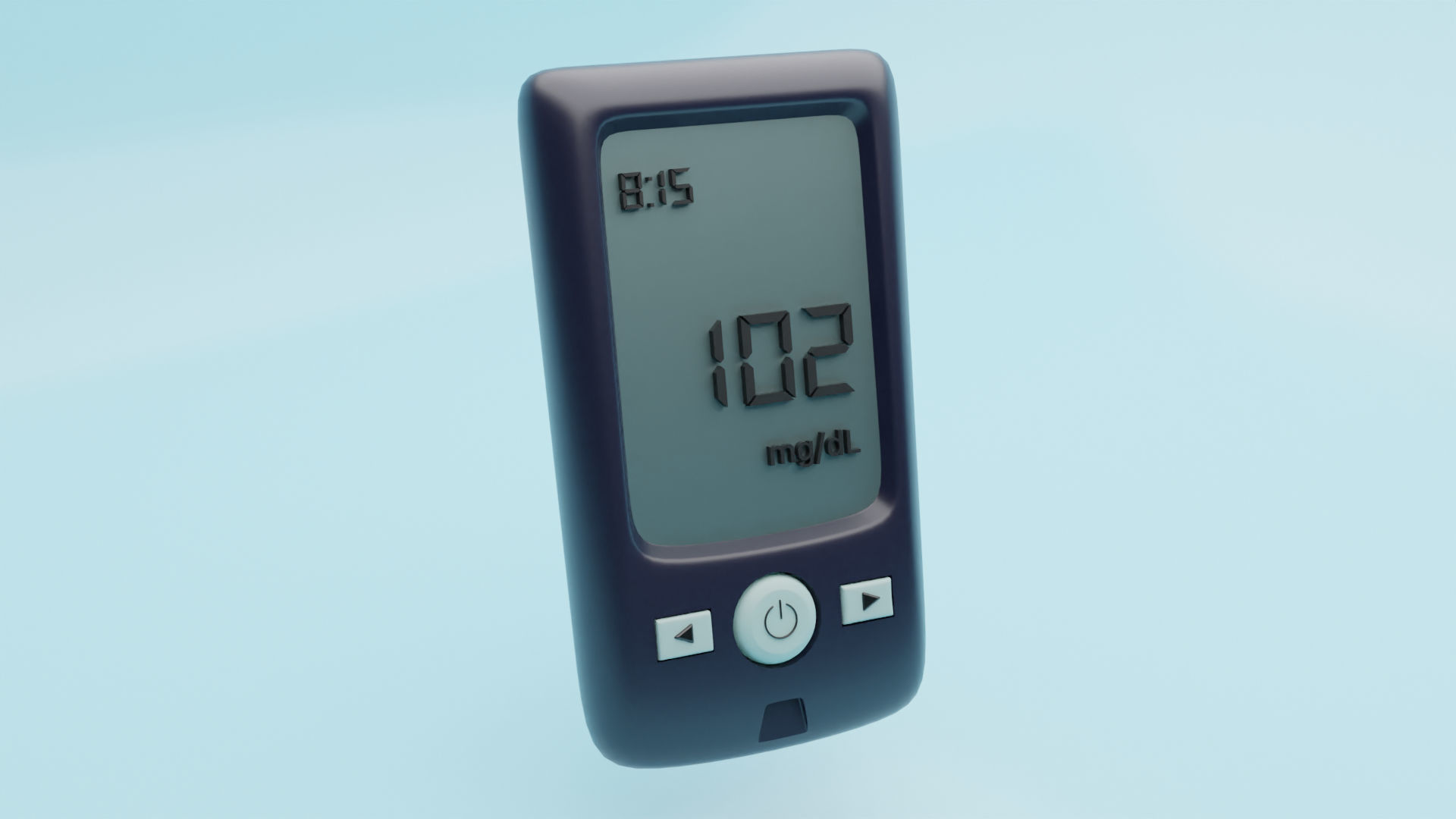 Blood Glucose monitor 3D model | CGTrader