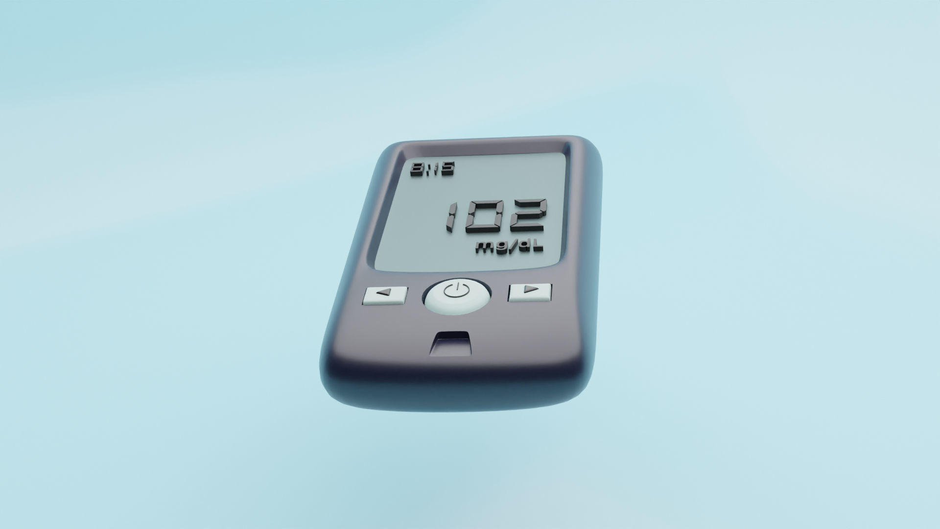 Blood Glucose monitor 3D model | CGTrader