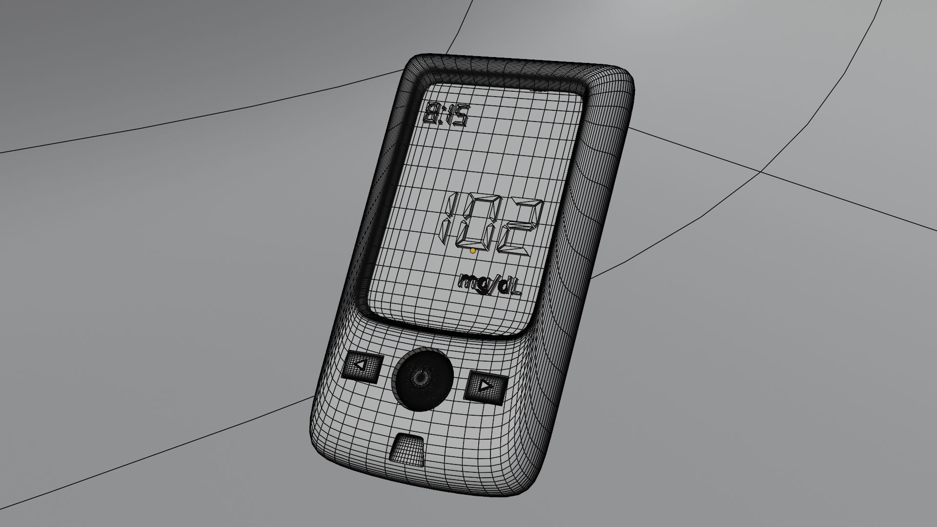 Blood Glucose monitor 3D model | CGTrader