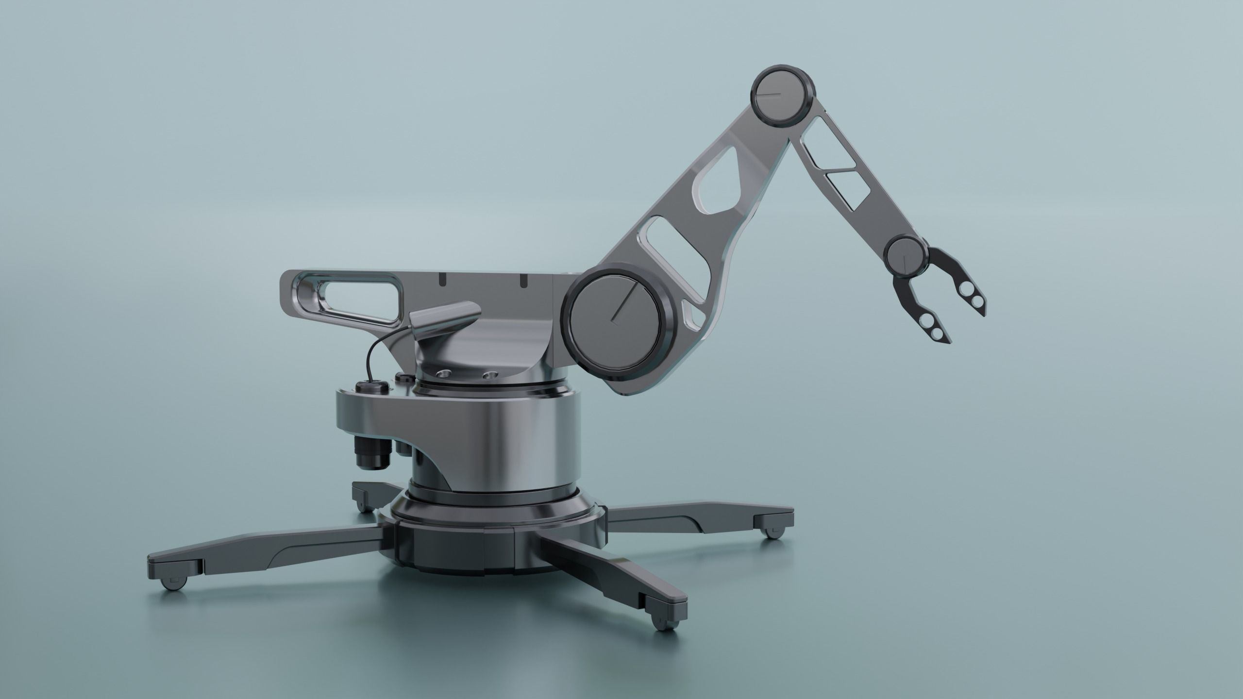 3D model Robot Arm - Robotic Arm - Portable VR / AR / low-poly | CGTrader