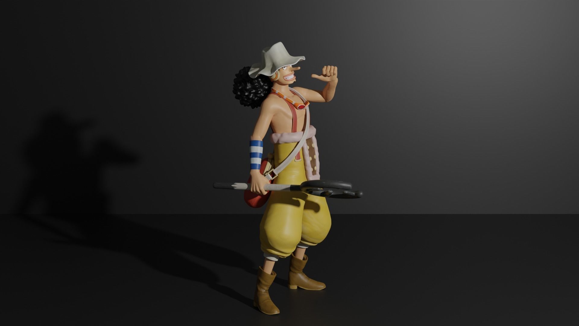 Usopp time skip - One Piece 3D print model 3D model 3D printable | CGTrader
