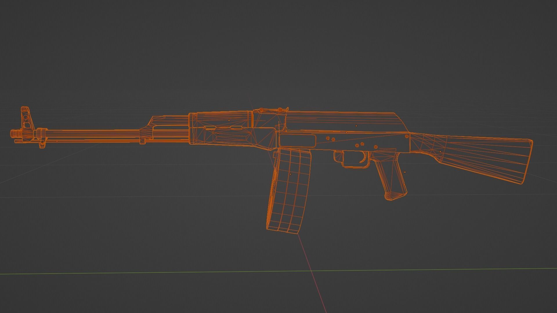 Rusty Machinegun RPK Rust Weapon free VR / AR / low-poly 3D model ...