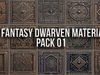 30 Medieval Fantasy Dwarven Elf Seamless PBR Textures Pack 01 Texture ...