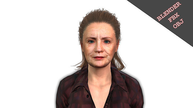 3D model Hillary Clinton 3D Model VR / AR / low-poly | CGTrader