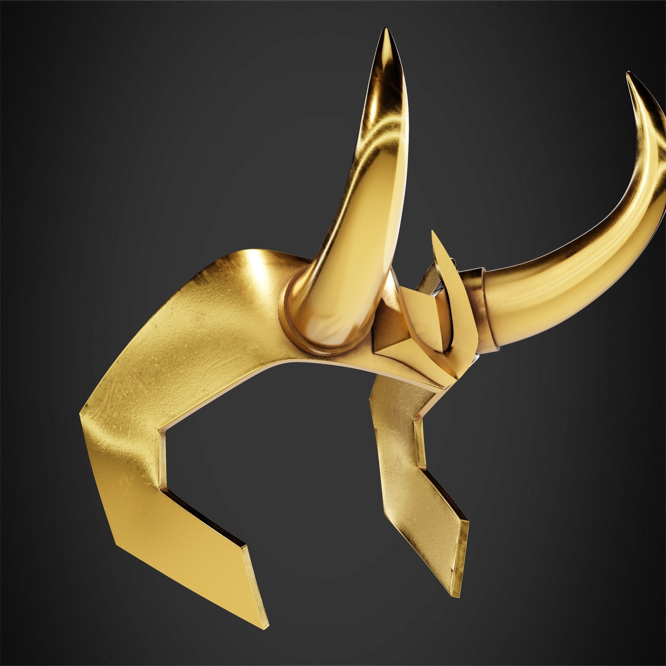 Loki Crown for Cosplay 3D model 3D printable | CGTrader