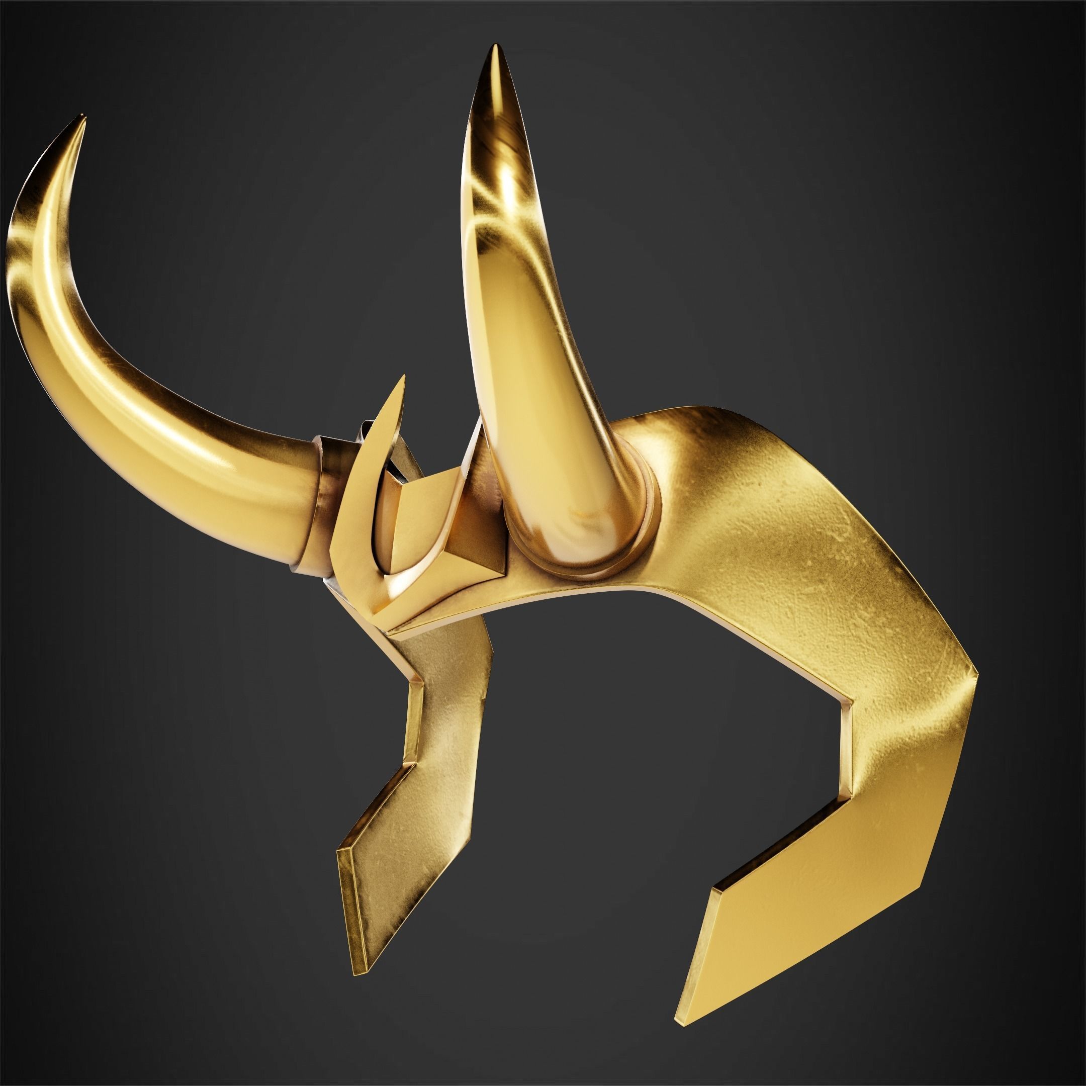 Loki Crown for Cosplay 3D model 3D printable | CGTrader