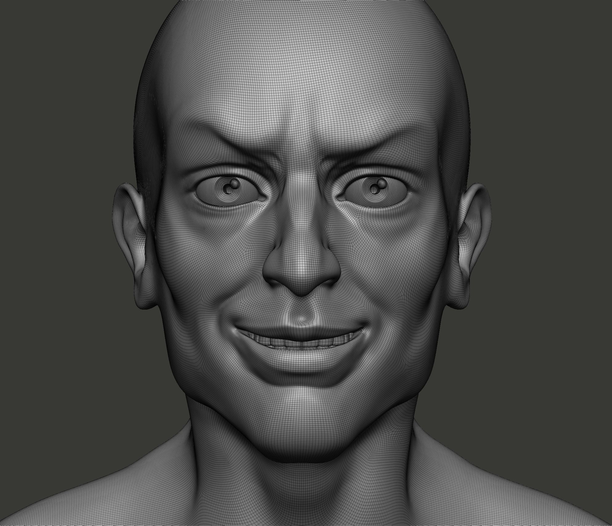 Evil man head 3D model 3D printable | CGTrader