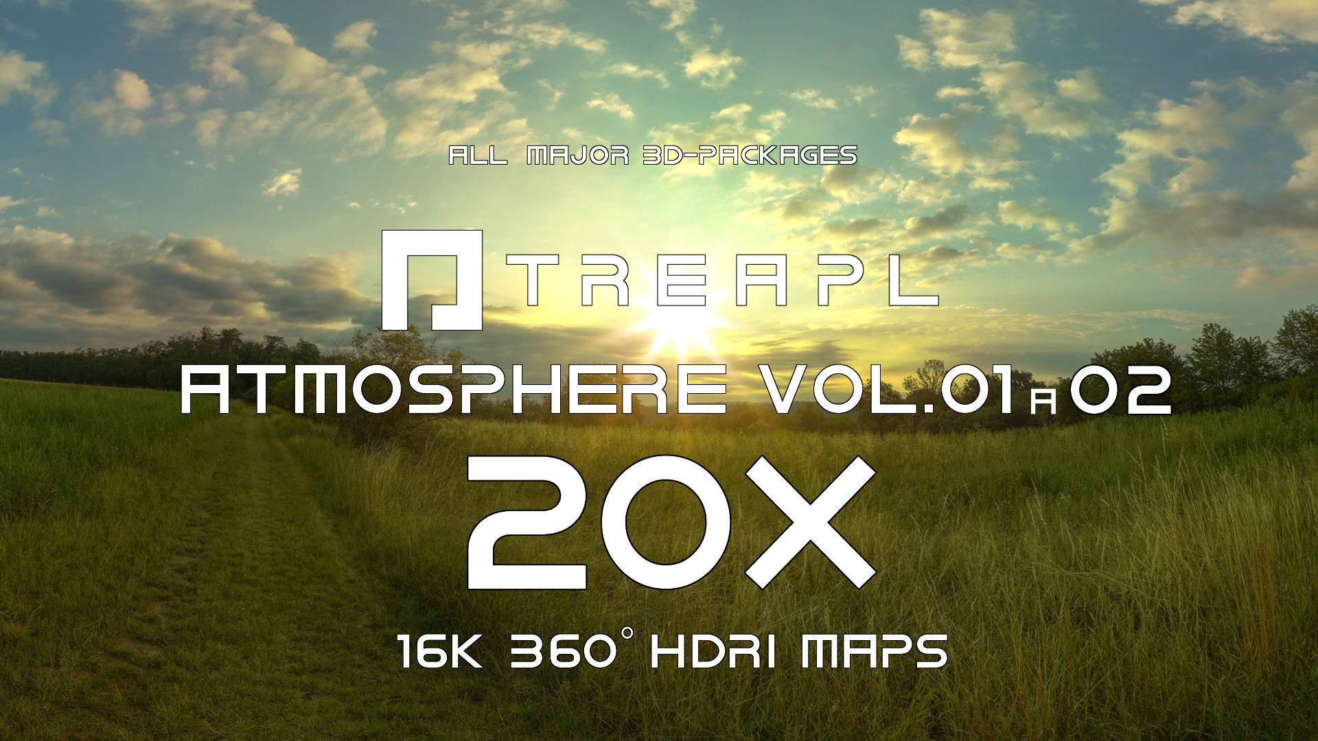 20X HDRI SKIES ATMOSPHERE VOL01and02 - BUNDLE - 360 SKY Texture 3D ...