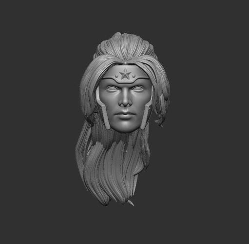 Artemis - Headsculpt for Action Figures 3D model 3D printable | CGTrader
